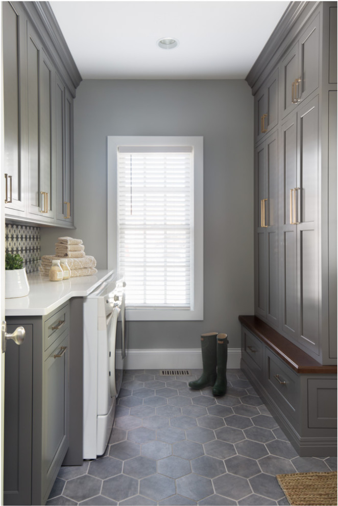 Indigo Kitchen - Transitional - Kitchen - St Louis - by Karr Bick ...