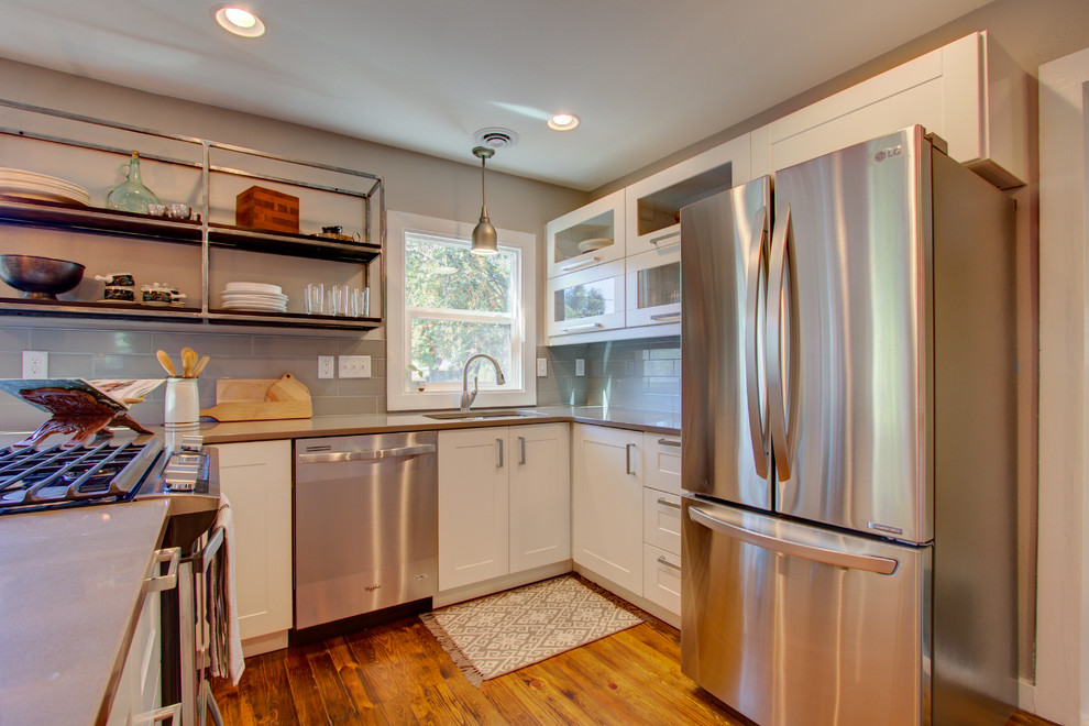 Industrial Bungalow Vacant Home Staging - Industrial - Kitchen - Denver ...