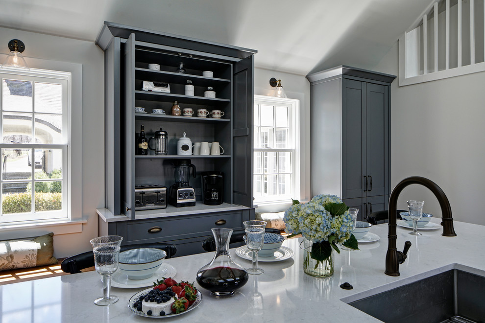 Industrial Coach House Kitchen - Transitional - Kitchen - Chicago - by ...