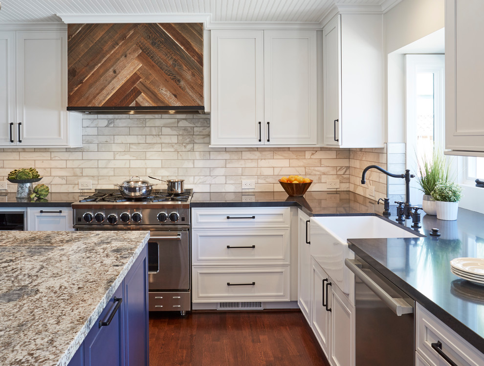Industrial Farmhouse Kitchen Remodel - Farmhouse - Kitchen - San ...