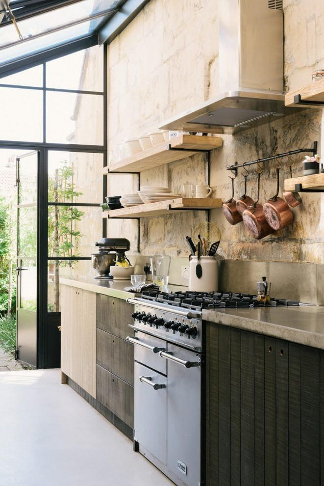 Industrial Kitchen Design Ideas - Industrial - Kitchen - Columbus - by ...