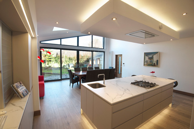 Industrial Oak & Cashmere kitchen - Contemporary - Kitchen - Dublin ...