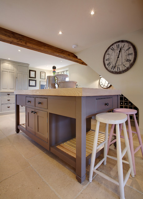 Inframe Shaker Kitchen Painted in Farrow and Ball Mouse's Back and ...