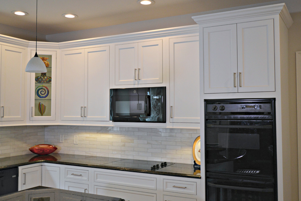 Inset Elite Profile White Cabinetry - Trumbull CT - Transitional ...