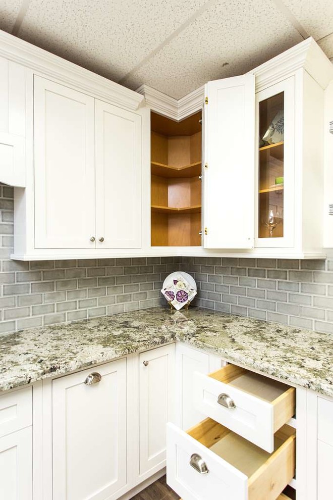 Inset White Shaker Cabinets D1 - Transitional - Kitchen - San Francisco ...