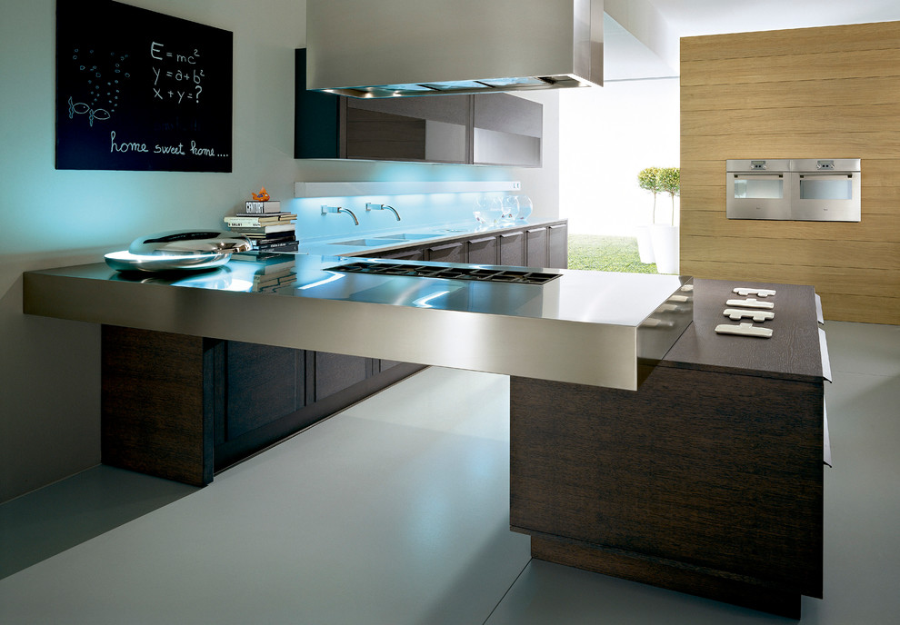 Integra by Pedini, Penninsula - Contemporary - Kitchen - New York - by ...