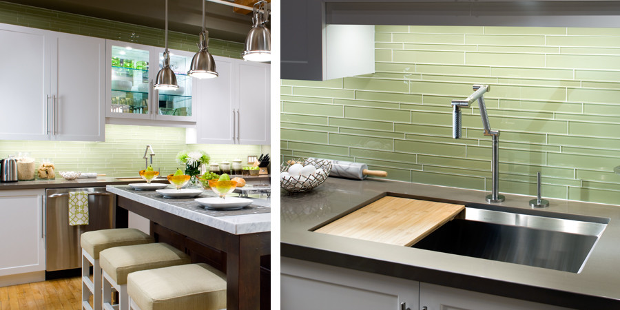 Interstyle Glass Tile - Modern - Kitchen - San Francisco - by CheaperFloors | Houzz