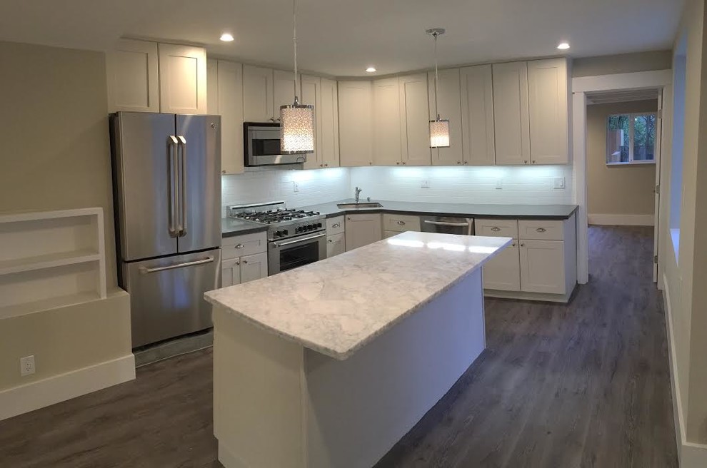 Invincible LVT - Transitional - Kitchen - San Francisco - by Floorcraft ...