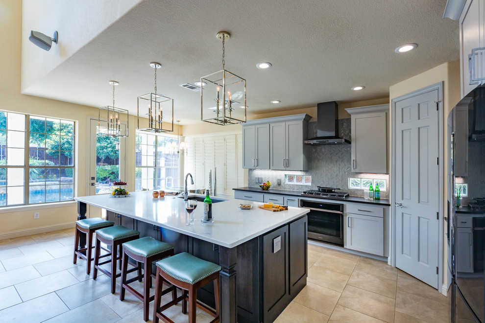 Irving, TX - Transitional Kitchen Remodel - Transitional - Kitchen ...