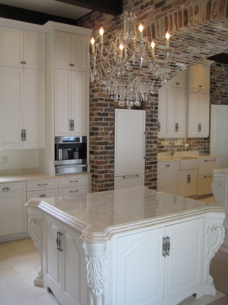 Island: triple ogee edge - Traditional - Kitchen - New Orleans - by ...