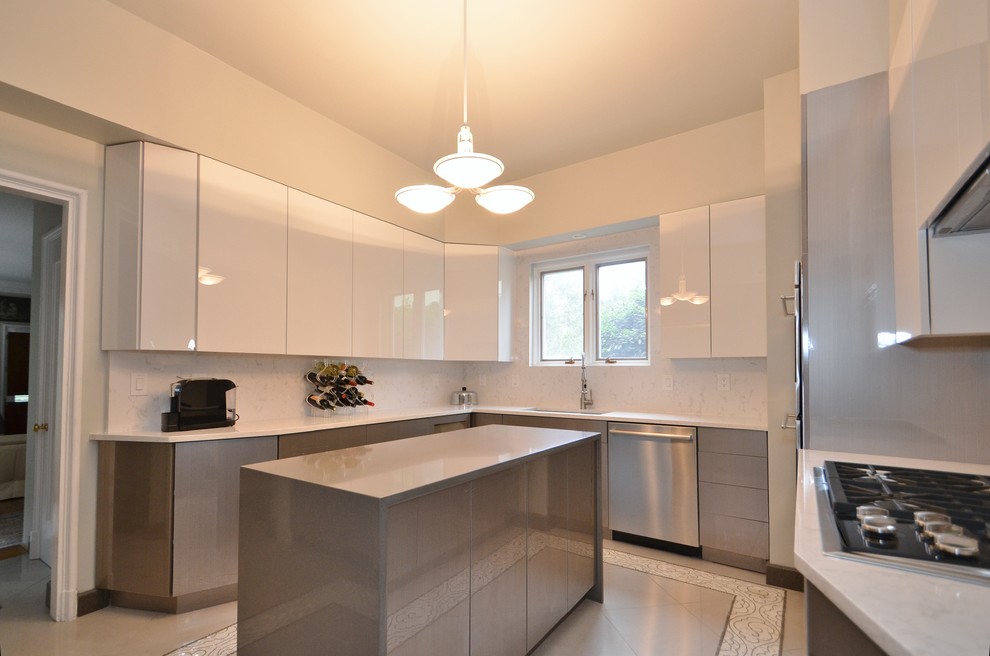 Italian Contemporary--Heart of DC - Contemporary - Kitchen - DC Metro ...