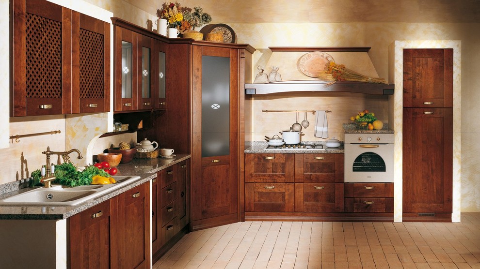 Italian kitchen cabinets by EffeQuattro Cucine Model - Agata ...