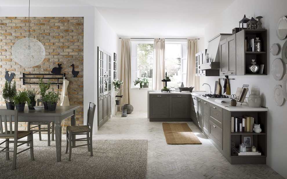 Italian kitchen cabinets by EffeQuattro Cucine Model - Creta ...