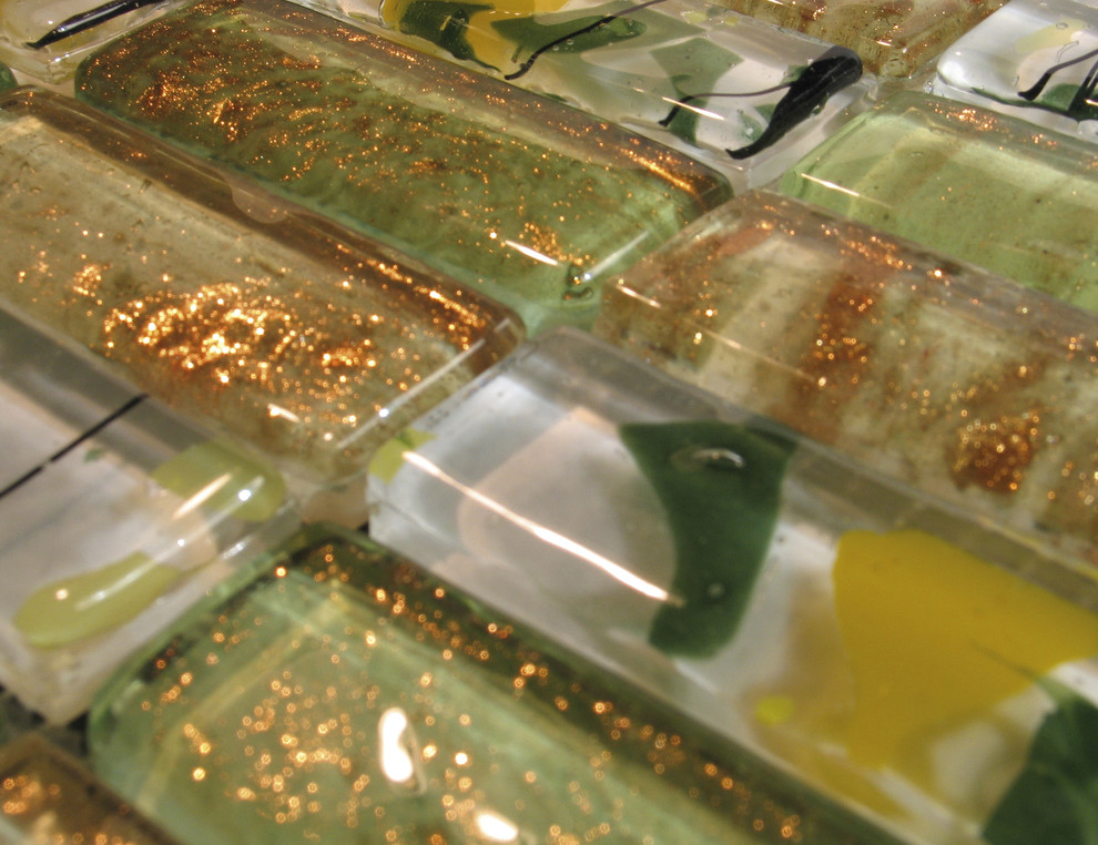 Italian Murano Glass Tiles - Contemporary - Kitchen - New York - by ...