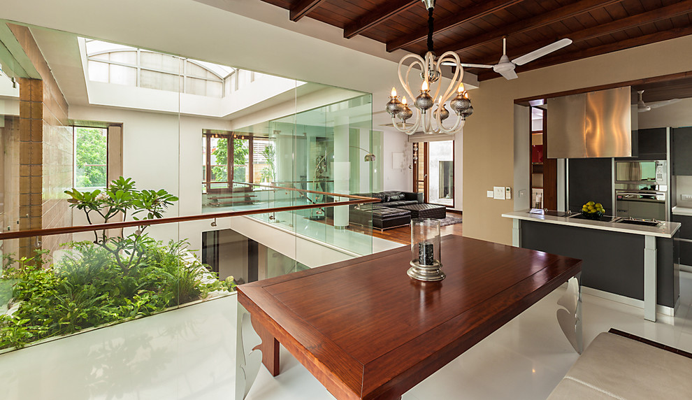 J Residence - Contemporary - Kitchen - Delhi - by Kumar Moorthy ...