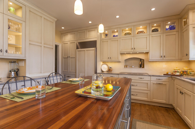 Jack Rosen Custom Kitchens - Traditional Limestone Kitchen - Clásico ...