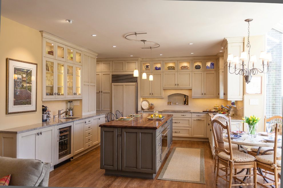 Jack Rosen Custom Kitchens - Traditional Limestone Kitchen ...