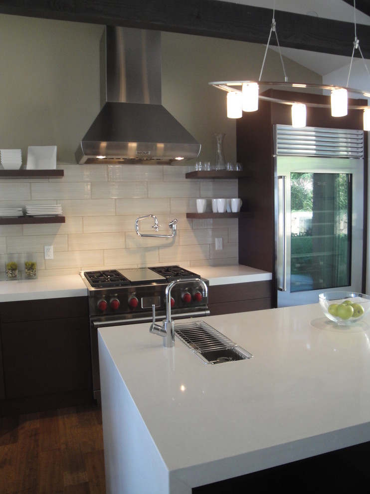 Jeff Lewis Home Project in Laguna Beach - Modern - Kitchen - Orange ...