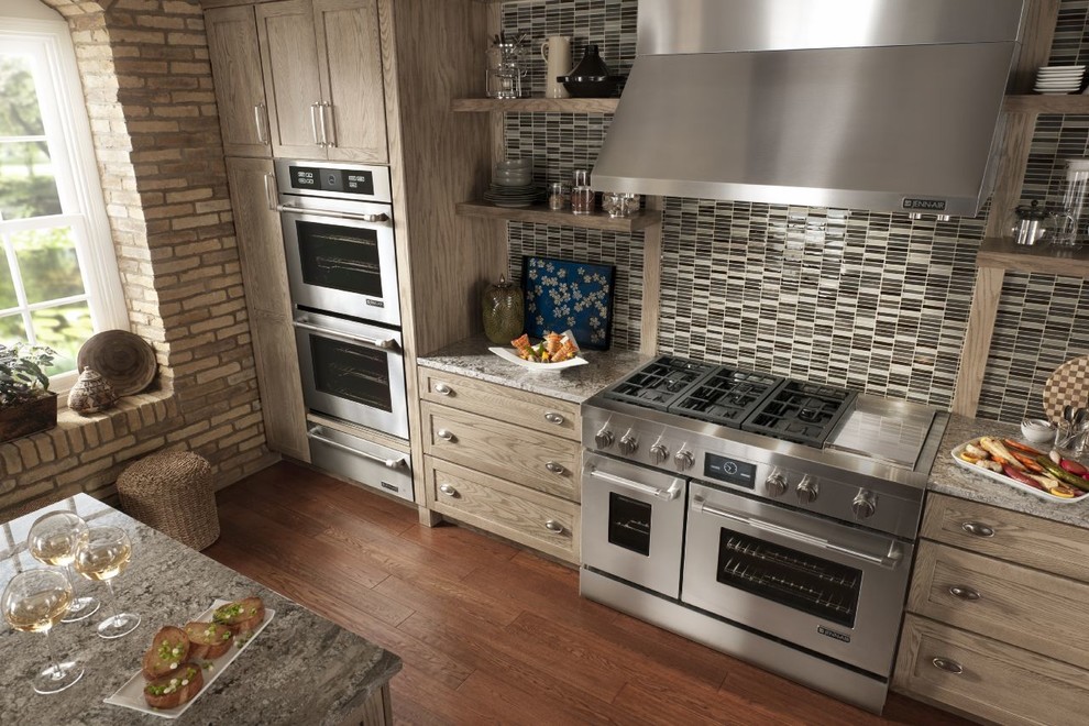 Jenn-Air® Pro-Style® Refined Rustic Kitchen - Rustic - Kitchen - Other ...