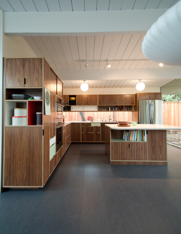 Jenny's Eichler - Midcentury - Kitchen - San Francisco - by Kerf Design ...