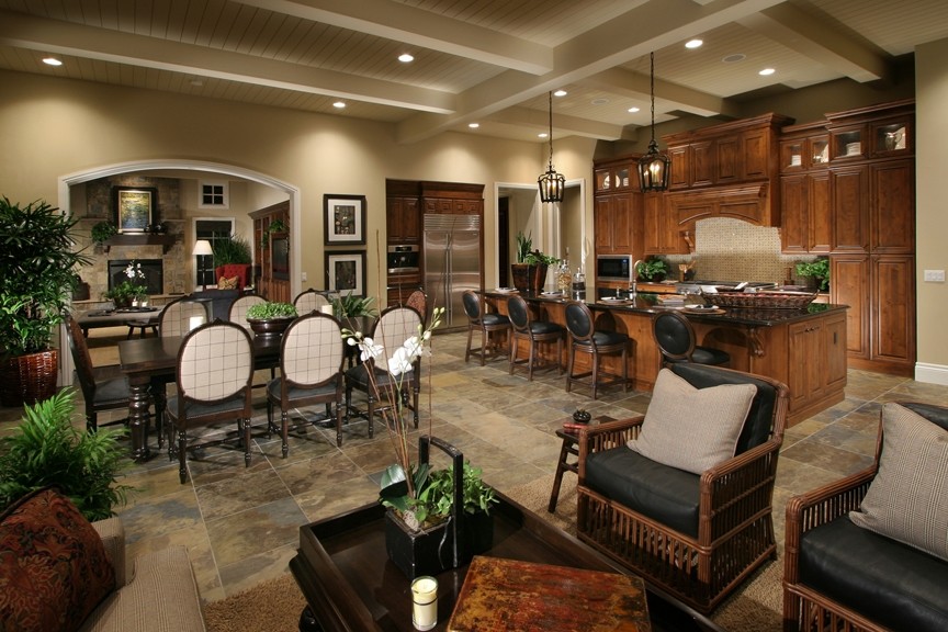 John Laing Homes Colorado Golf Club - Rustic - Kitchen - Denver - by ...