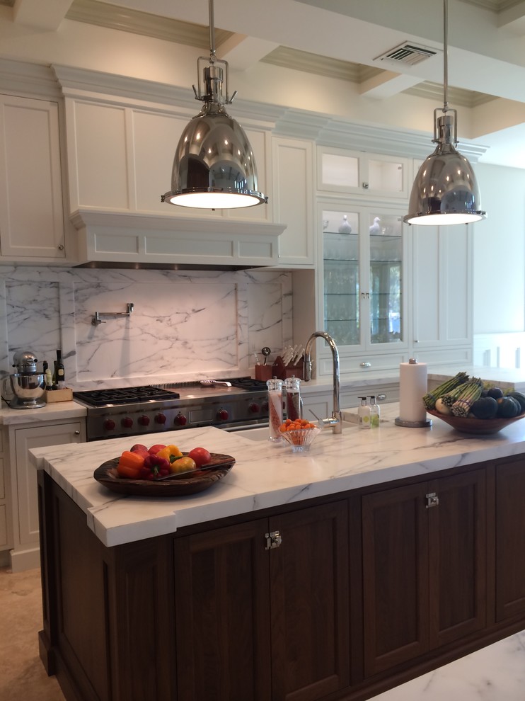 Jupiter Island Award WInning Kitchen - Transitional - Kitchen - Miami ...