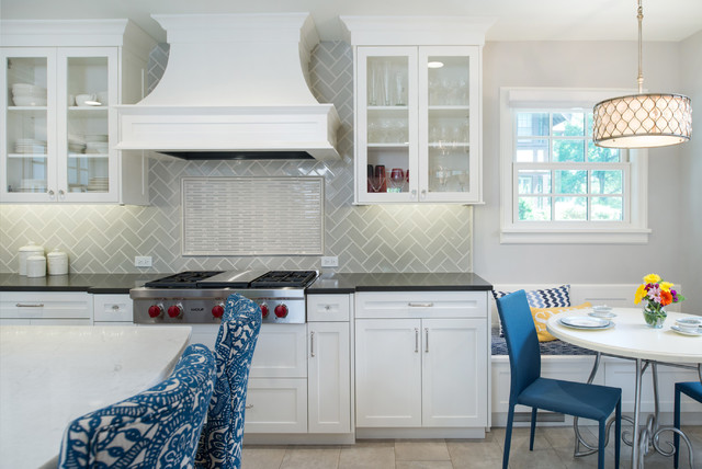 Kansas City Family's Transitional Kitchen and Accent Bathroom ... Kansas City Family's Transitional Kitchen and Accent Bathroom ...