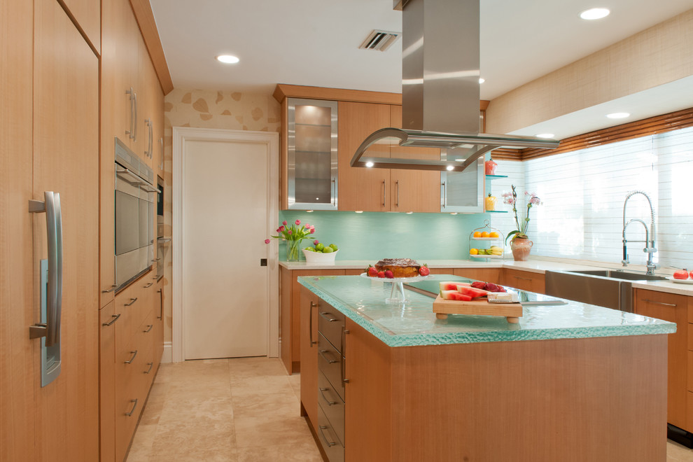 Kaplan Kitchen - Contemporary - Kitchen - Miami - by Allied Kitchen ...