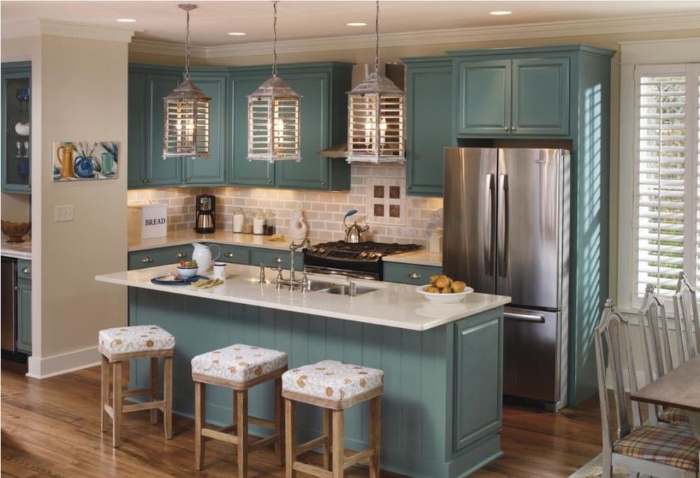 Kemper Cabinetry - Beach Style - Kitchen - New York - by A Direct ...