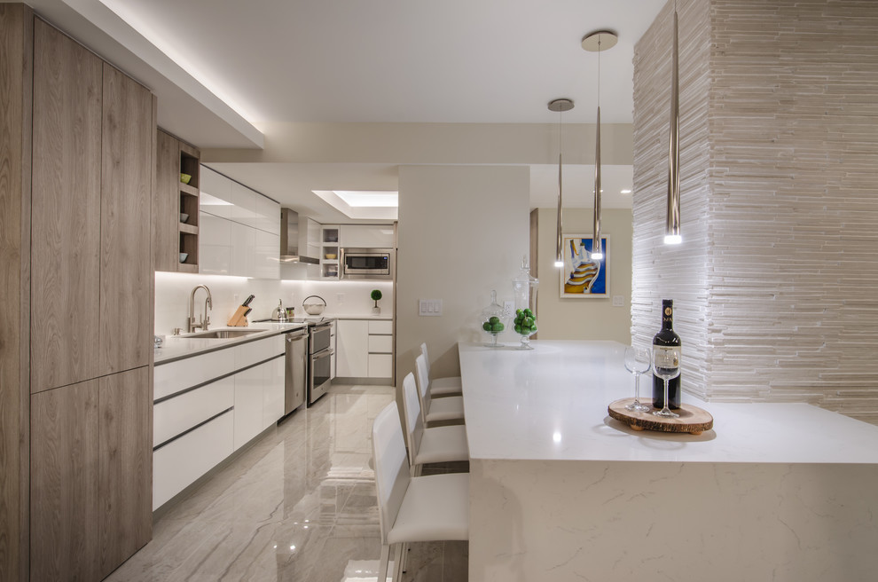 King Cole, Miami Beach - Contemporary - Kitchen - Miami - by JL Studio ...