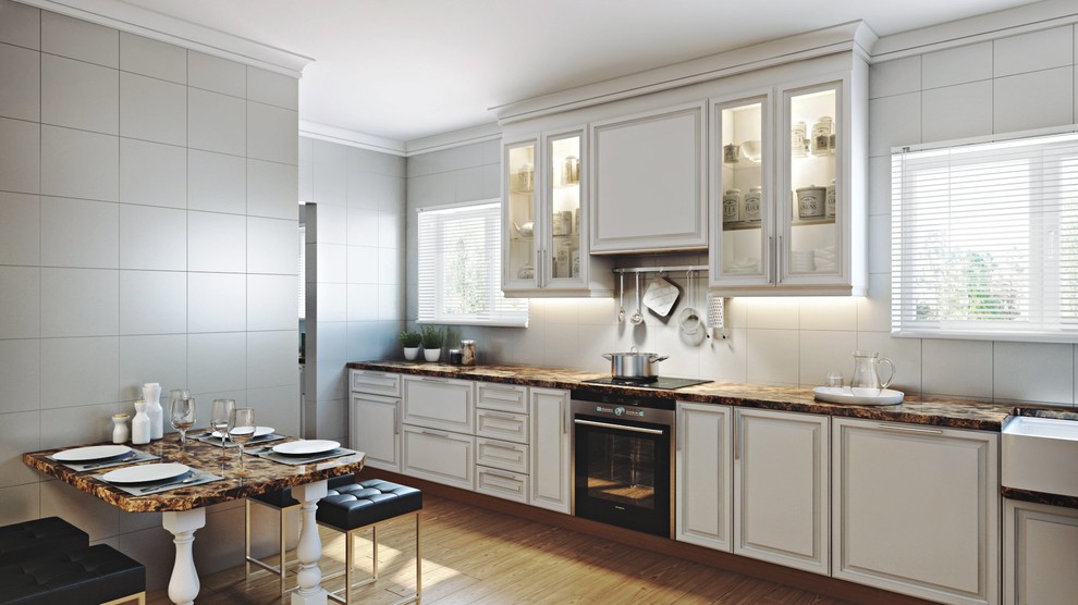 Kitchen 3d render for Tulsa project - Kitchen - New York - by ArchiCGI ...