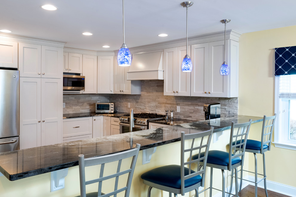 Kitchen Addition Recessed Panel with custom paint color. - Traditional ...