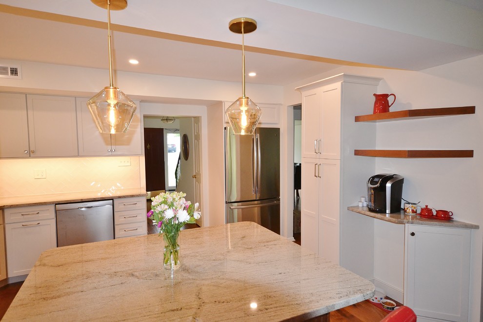 Kitchen and First Floor Makeover for Under $50K - Transitional ...