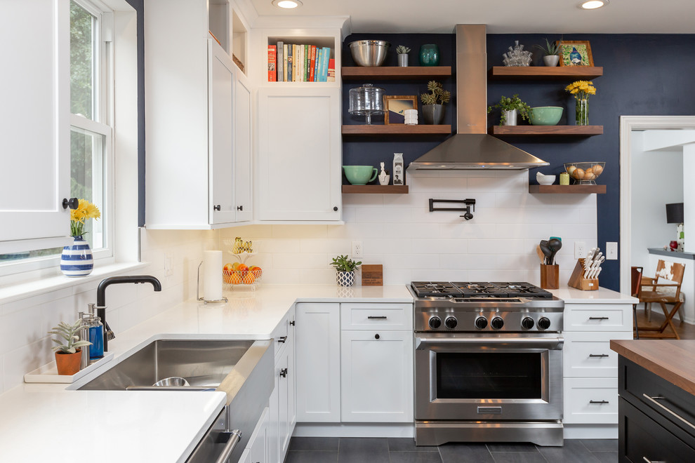 Kitchen & First Floor Renovation - Farmhouse - Kitchen - Philadelphia ...