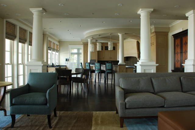 Kitchen and Informal Dining room from Family Room- Kitty Duval Creek ...