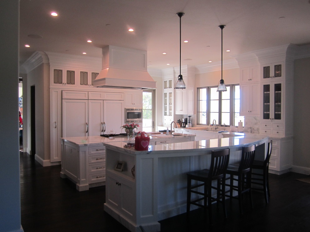 Kitchen & Libraries - Traditional - Kitchen - Los Angeles - by CJS ...
