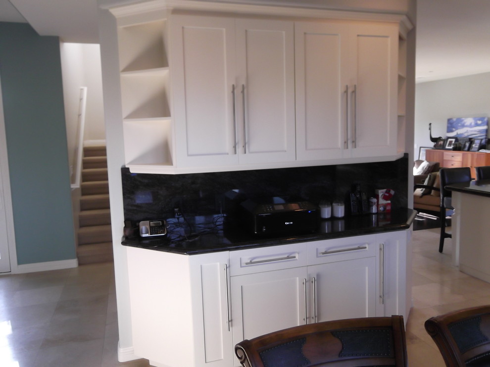 Kitchen and Pantry Shaker style white pig lac July '13 - Contemporary ...