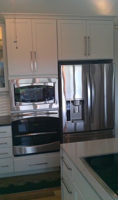 Kitchen Backsplash - Wave Panel Tile - Contemporary - Kitchen - Austin ...