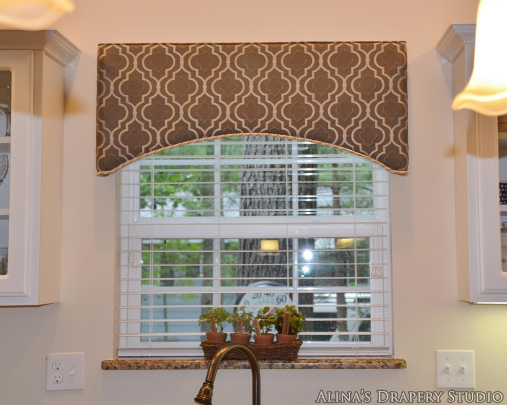 Kitchen cornice - Contemporary - Kitchen - Other - by Alina's Drapery ...