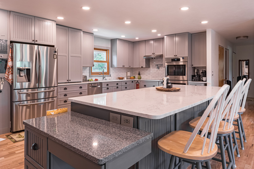 Kitchen - Custom Quartz Countertops - Transitional - Kitchen - Other ...