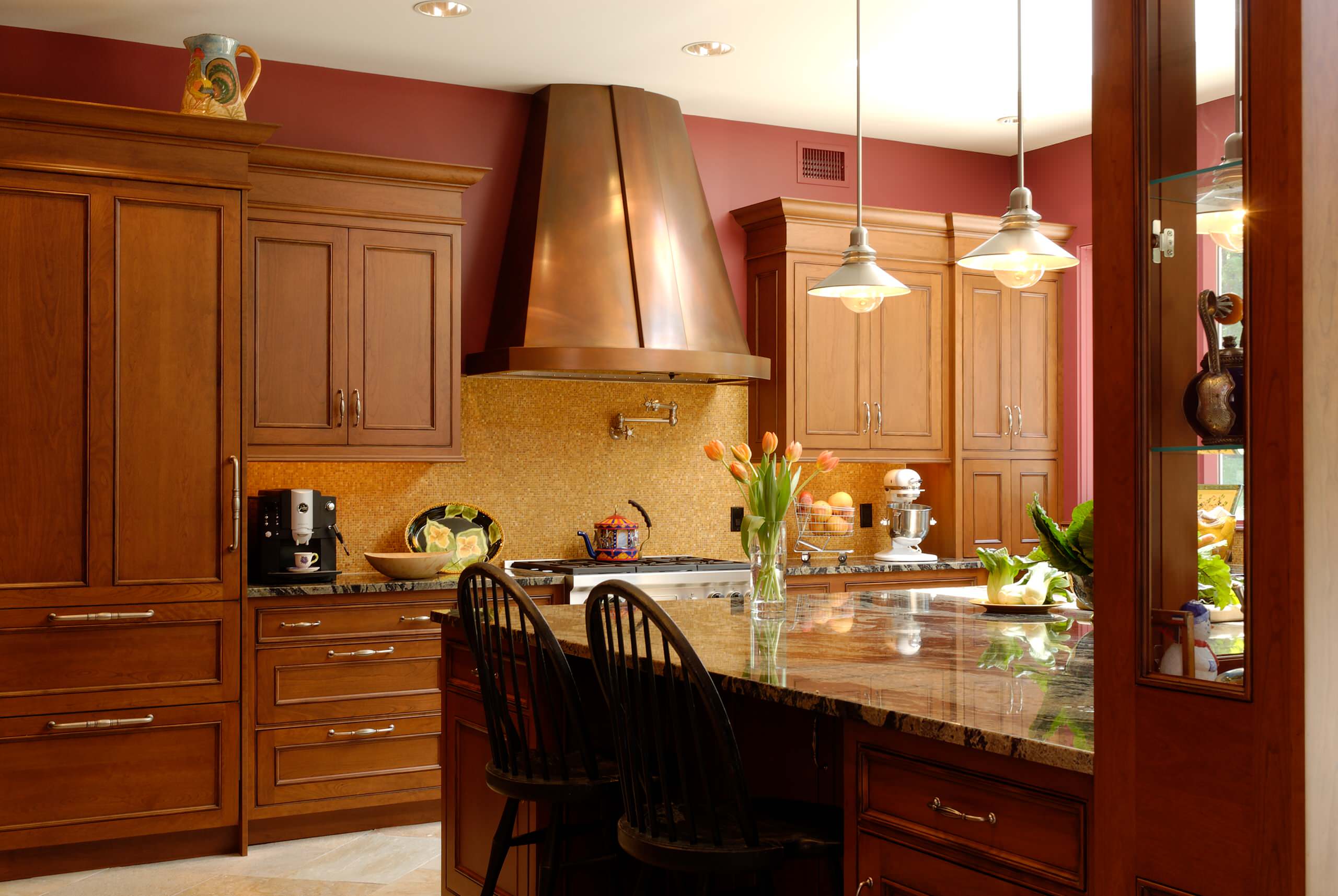 Maroon Kitchens