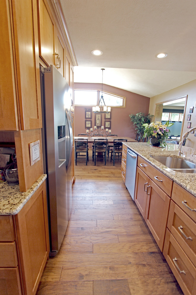 Kitchen Expansion with Maple Cabinets and Granite Countertops ...