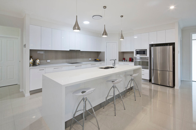 Kitchen - Contemporary - Kitchen - Brisbane - by Home Design + | Houzz AU