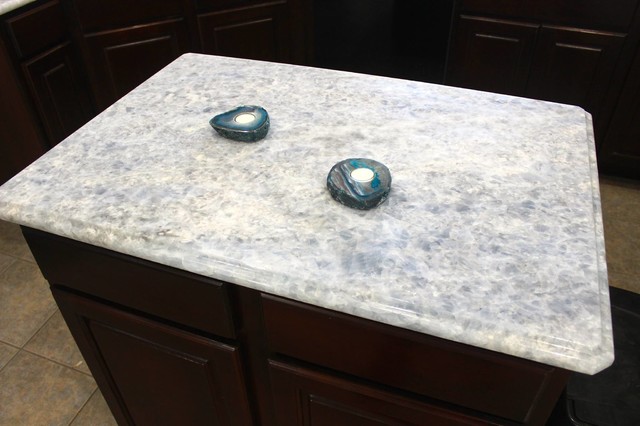 Kitchen - Iceberg Blue Quartzite Countertops - Modern - Kitchen ...