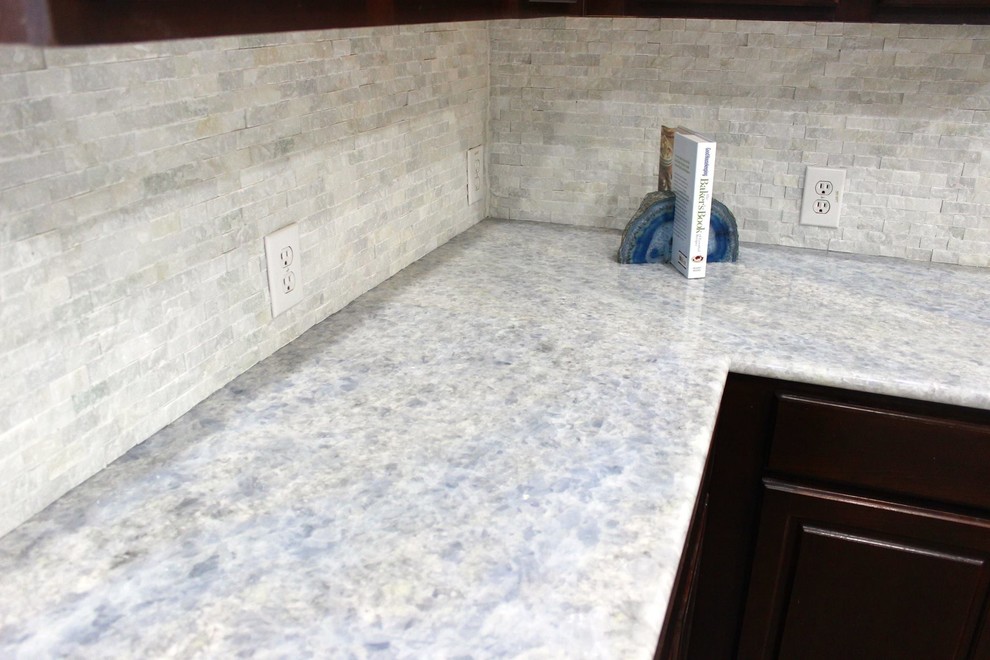 Kitchen - Iceberg Blue Quartzite Countertops - Modern - Kitchen ...