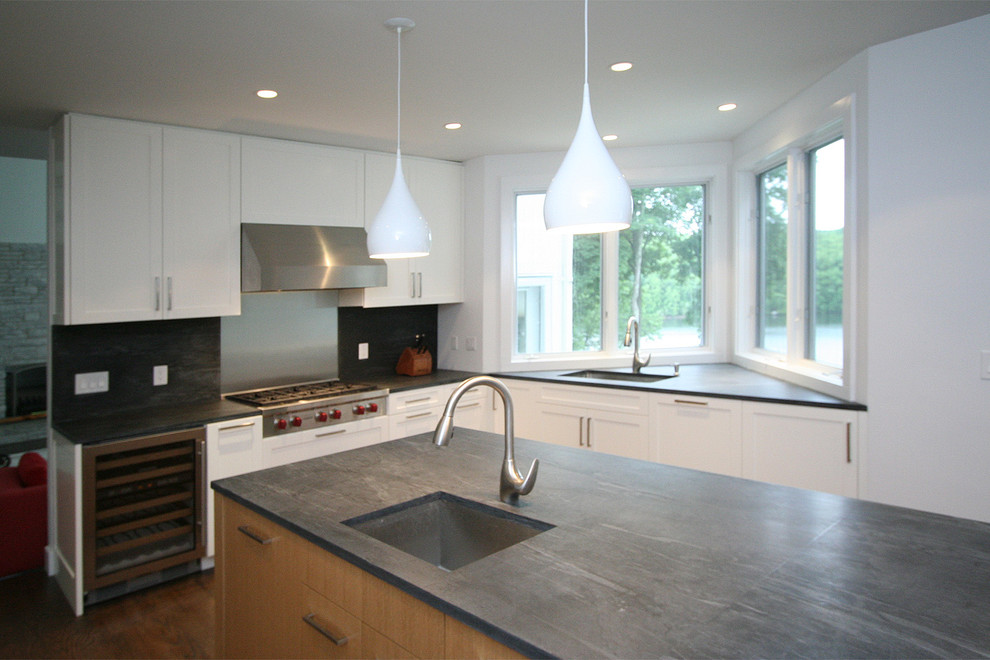 Kitchen in a Lake House - Contemporary - Kitchen - New York - by XYZ ...