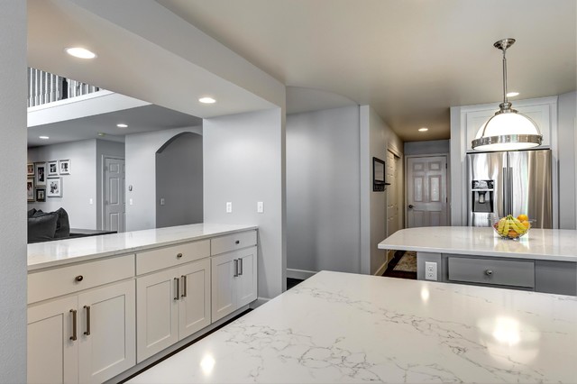 Kitchen Island Buffet Counter - Transitional - Kitchen - Denver - by RE ...