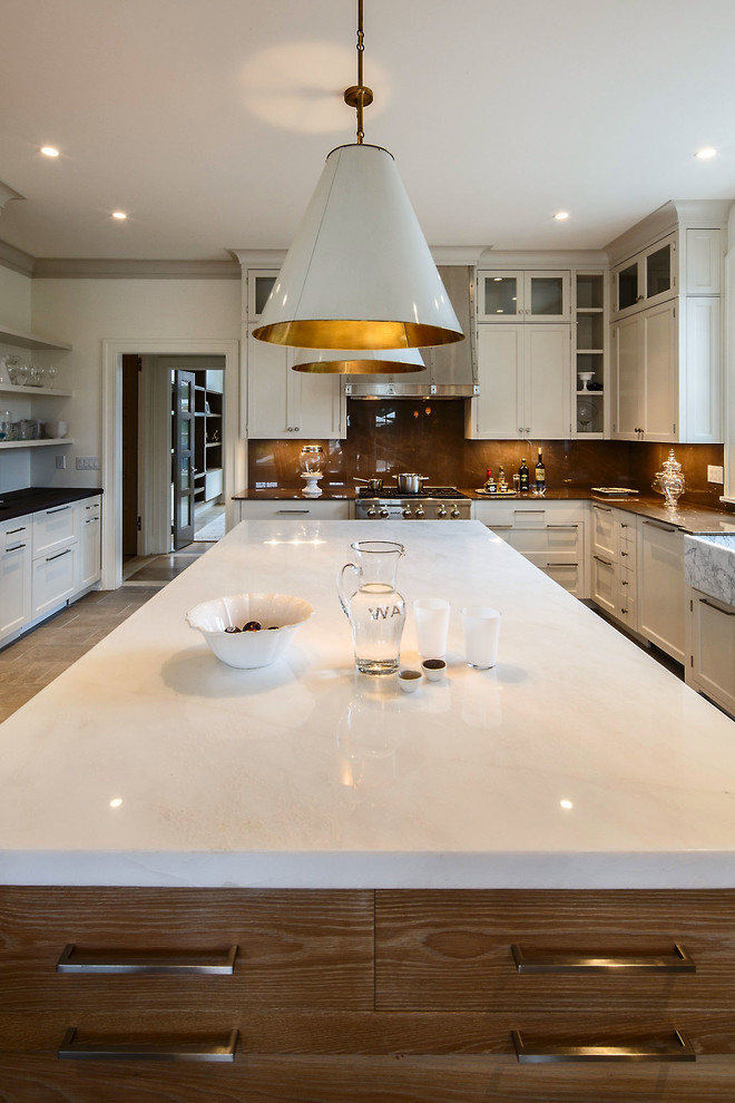 Kitchen Island - Transitional - Kitchen - Boston - by Concept Building ...