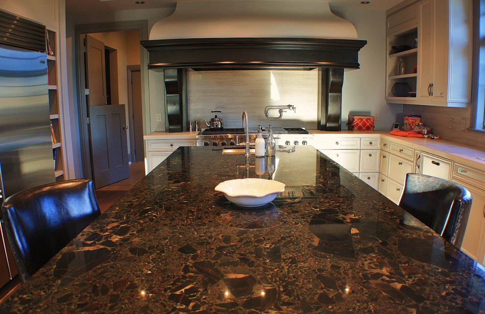 Kitchen Island - Contemporary - Kitchen - Edmonton - by Habitat Studio ...