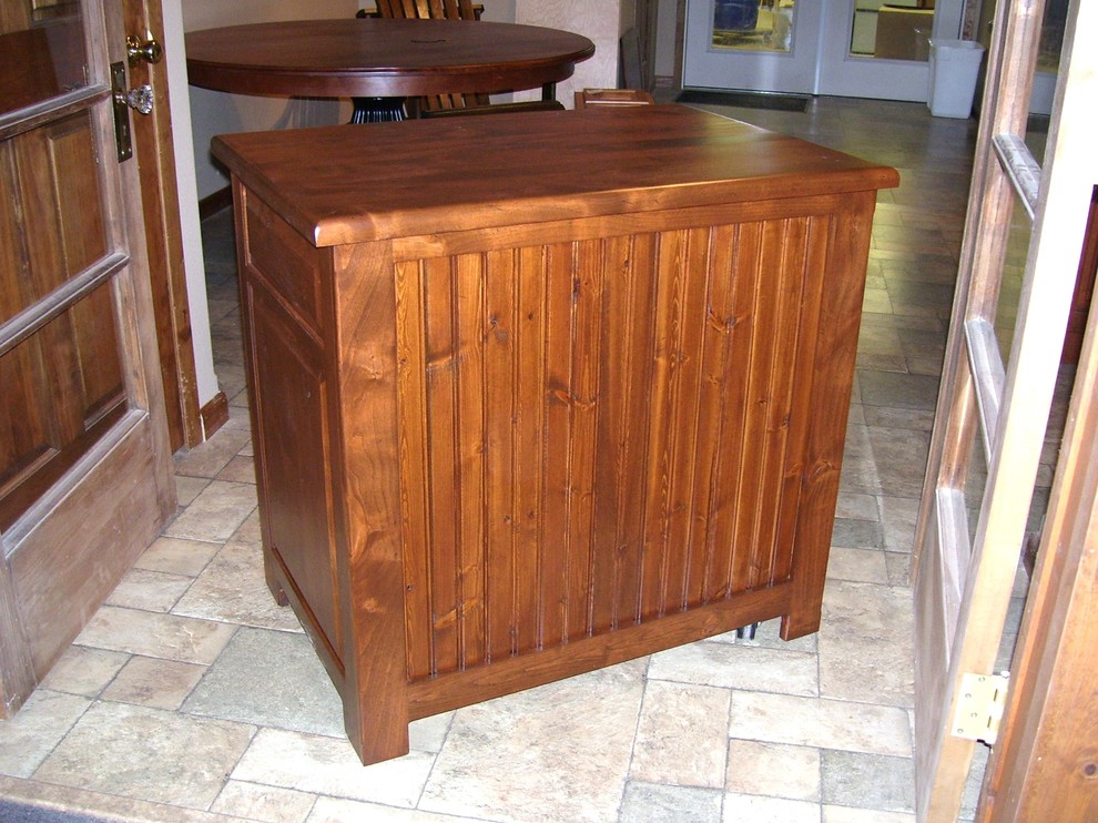 Kitchen Island on Wheels - Rustic - Kitchen - Cedar Rapids - by Wood ...